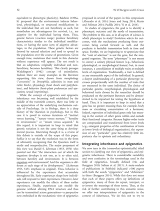 Epigenetics comparative biology | PDF