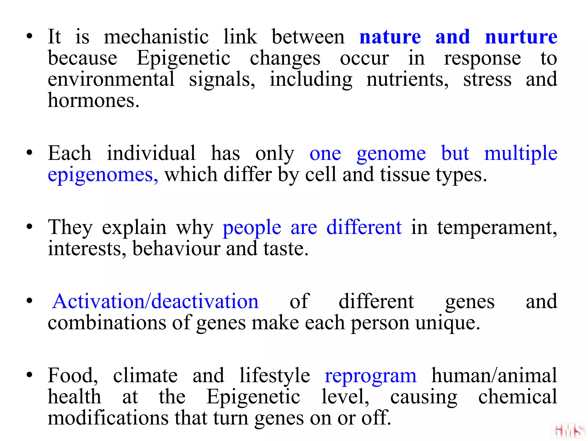 Epigenetics importance in livestock breeding and production | PPSX ...