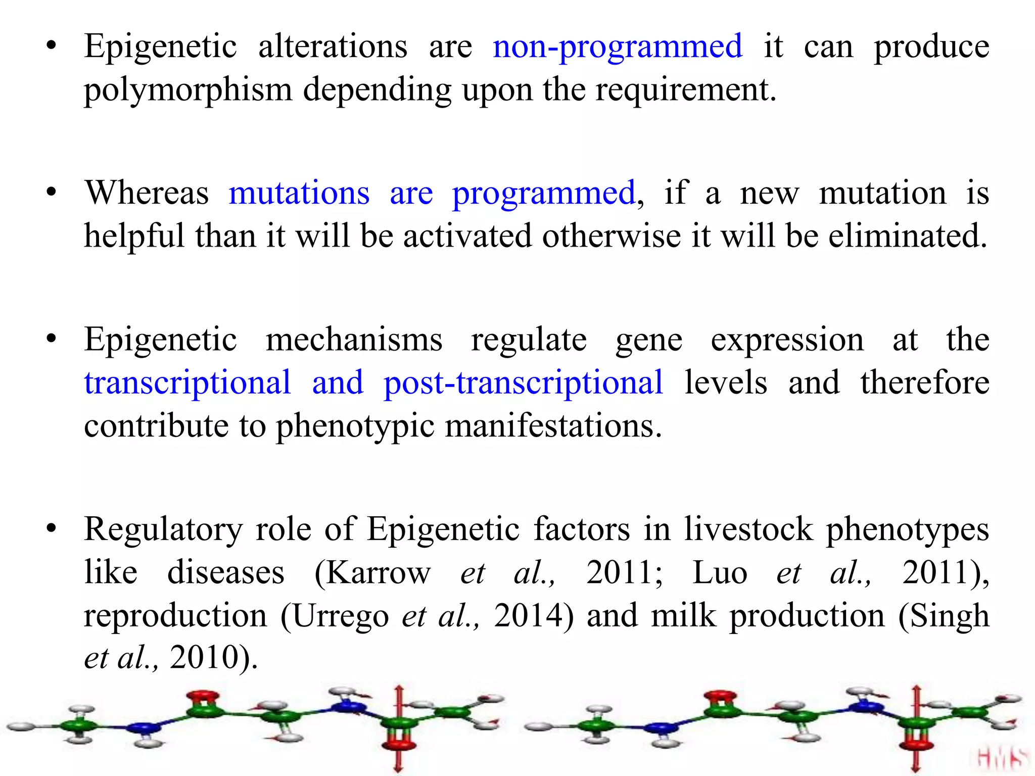 Epigenetics importance in livestock breeding and production | PPSX ...