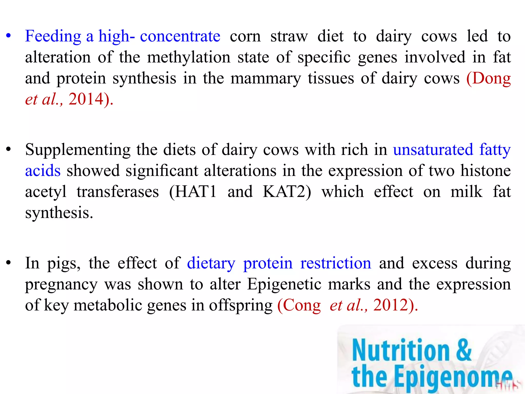 Epigenetics importance in livestock breeding and production | PPSX