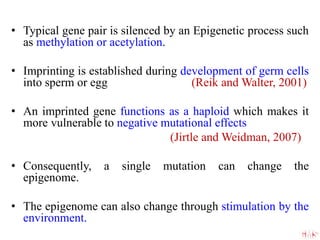 Epigenetics importance in livestock breeding and production | PPSX