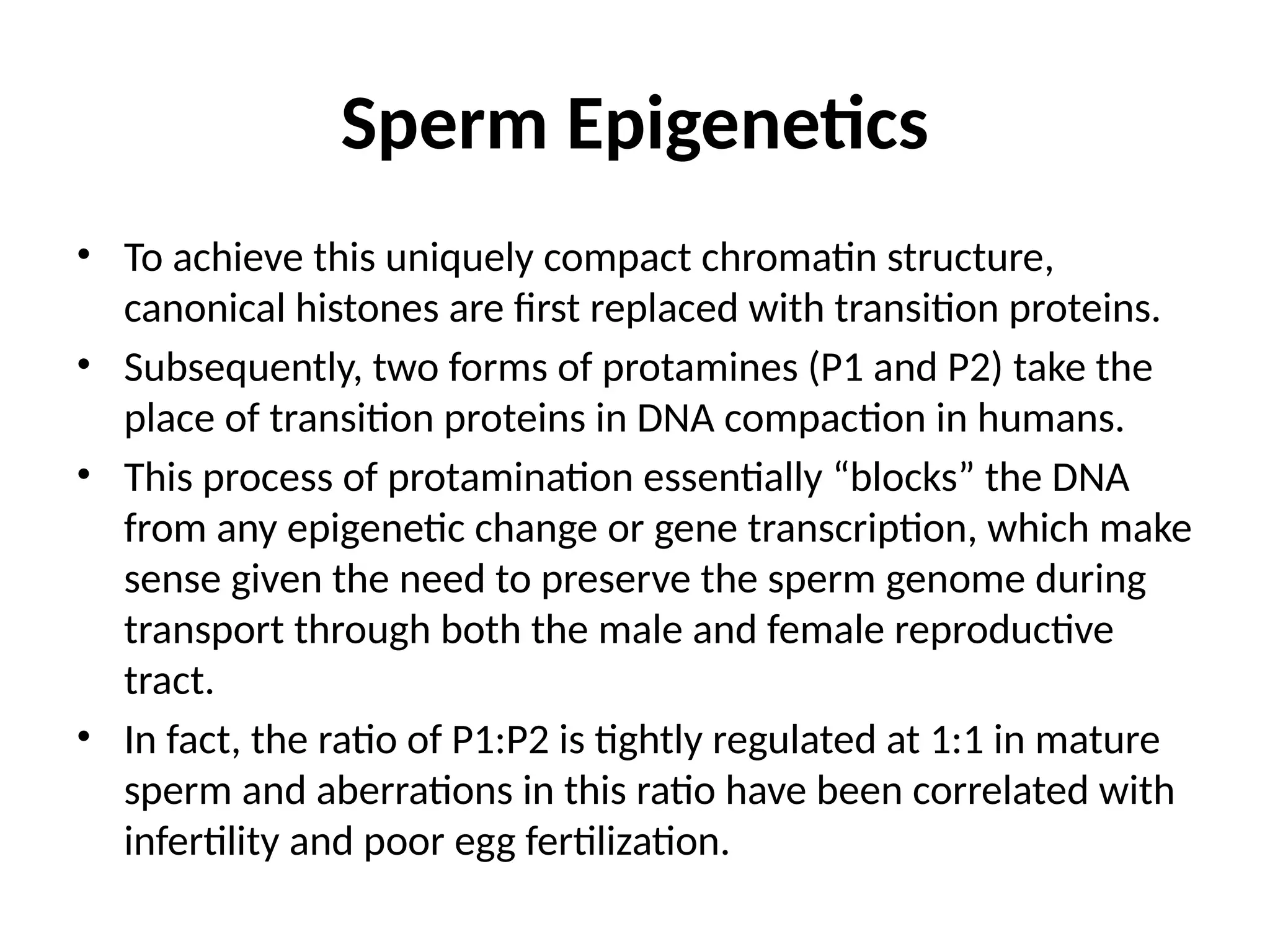 epigenetics IN MALE INFERTILITY and consequences | PPTX