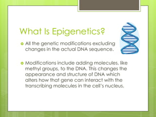 Epigenetics | PPT