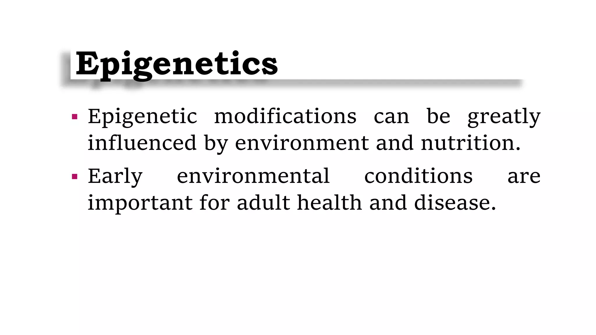 What is Epigenetics? | PPTX