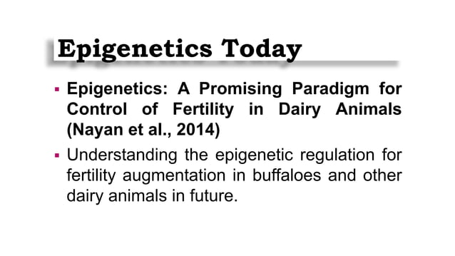 What is Epigenetics? | PPTX | Biological Sciences | Science
