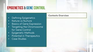Epigenetics & Gene Control | PPT