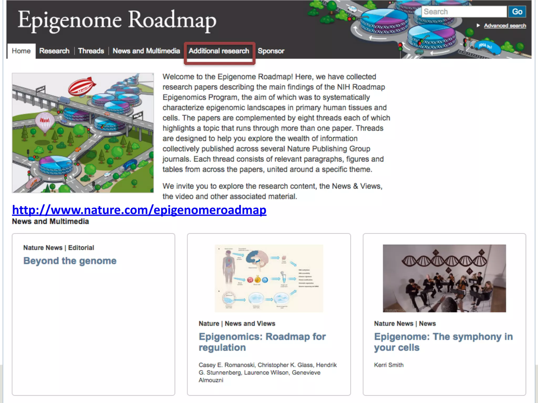 Epigenome roadmap ge-mvt2016-amb.slideshare | PDF