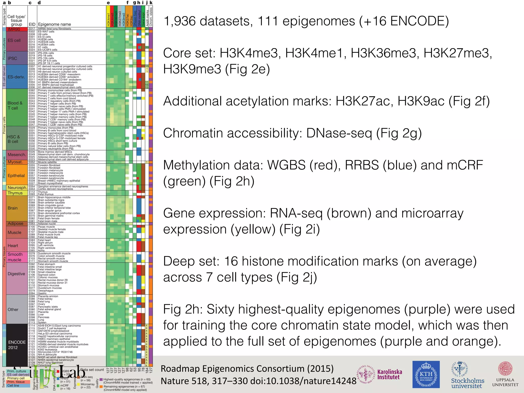 Epigenome roadmap ge-mvt2016-amb.slideshare | PDF