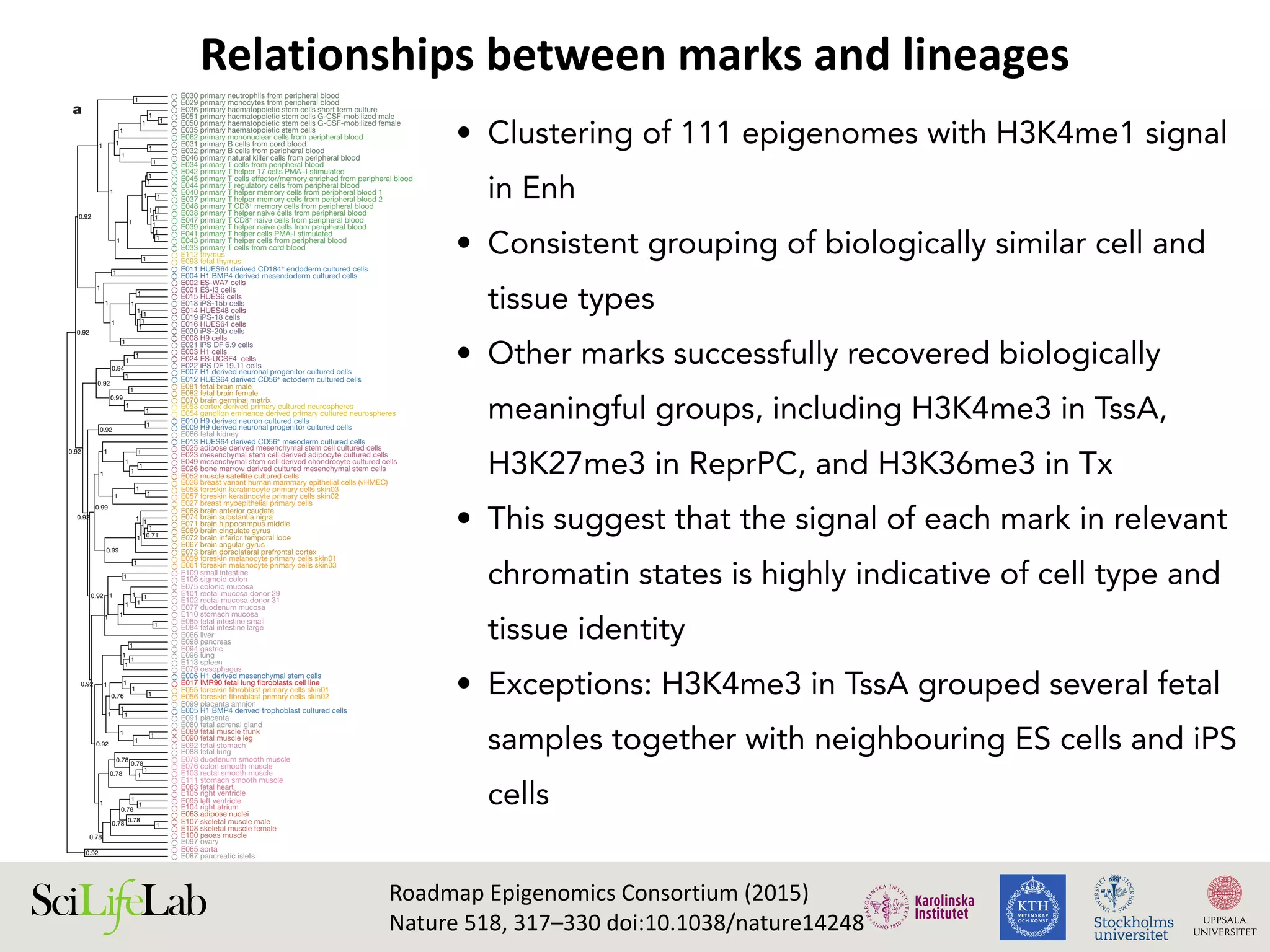 Epigenome roadmap ge-mvt2016-amb.slideshare | PDF