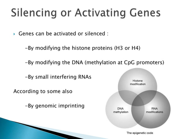 Epigenomics | PPTX | Brain and Nervous System Disorders | Diseases and ...