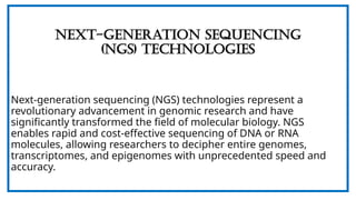 presentation on epigenomics , and technologies in epigenomics | PPTX