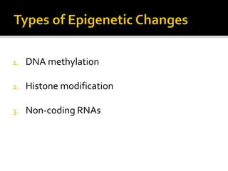 Epigenomics gyanika | PPTX