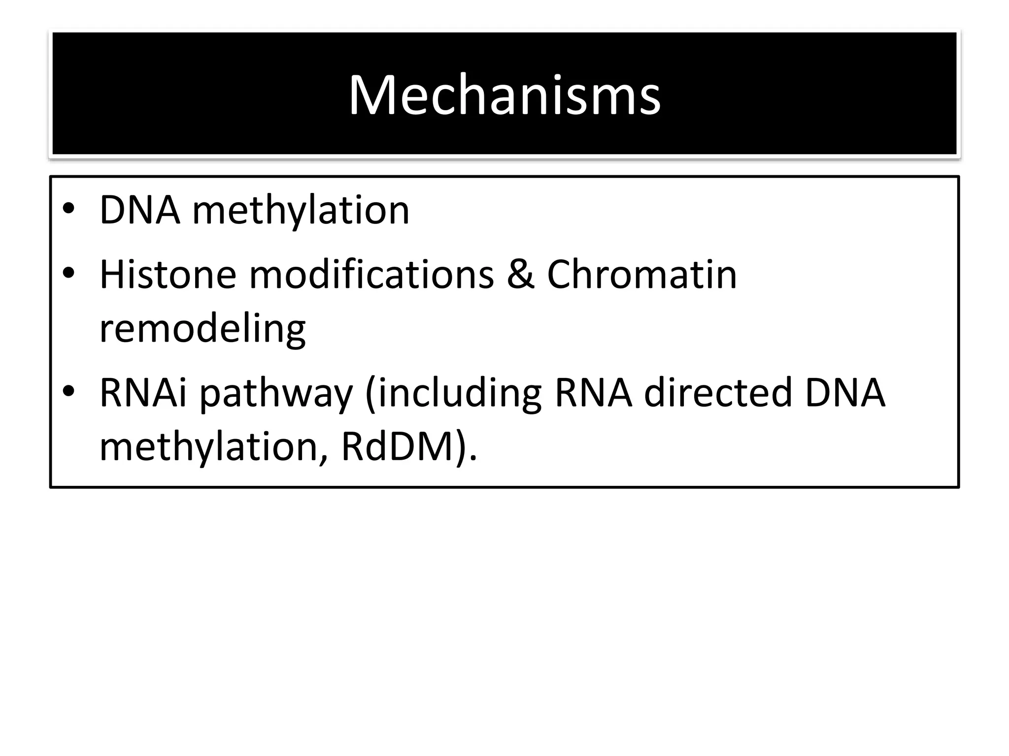 Epigentecs and heterosis | PPTX