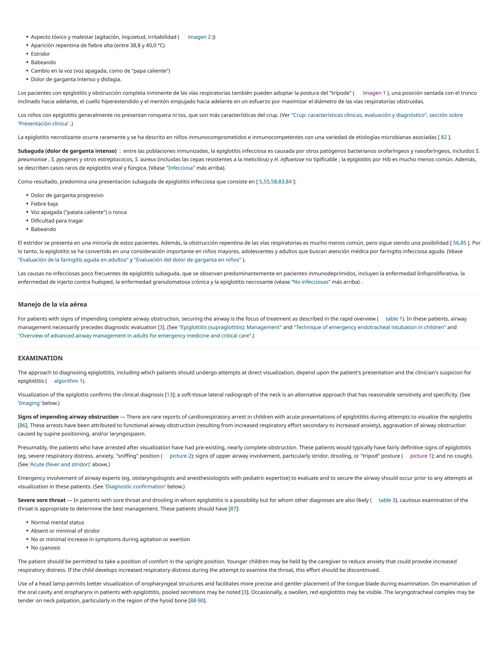 Epiglotitis (supraglotitis) características clínicas y diagnóstico - UpToDate.pdf