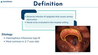 epiglottitis nursing care and medication | PDF