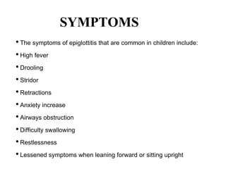 Epiglottitis | PPTX