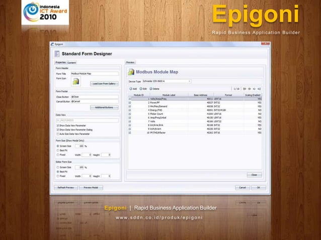 Epigoni: Rapid Business Application Builder | PPT