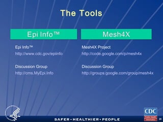 Epi Info™ Mesh4x | PPT