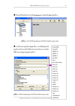 Epi info unit06 | PDF