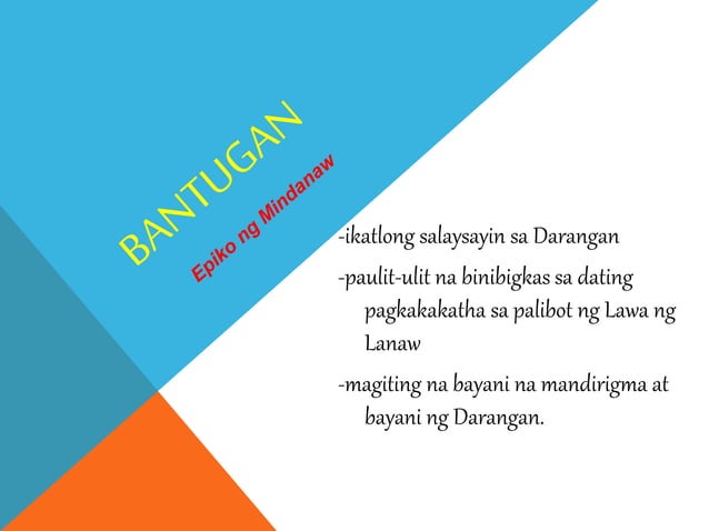 Mga Epiko sa Pilipinas | PPTX