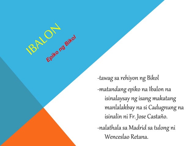 Mga Epiko sa Pilipinas | PPTX