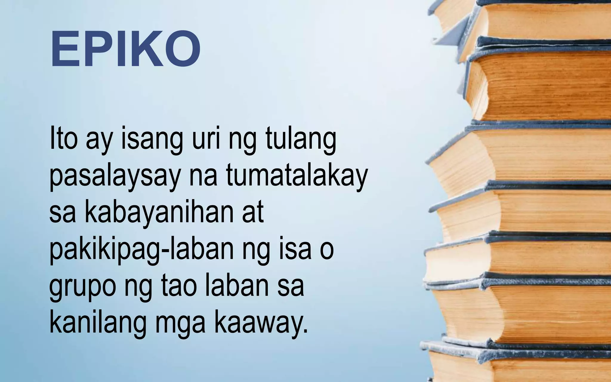 Filipino 8 Epiko | PPTX