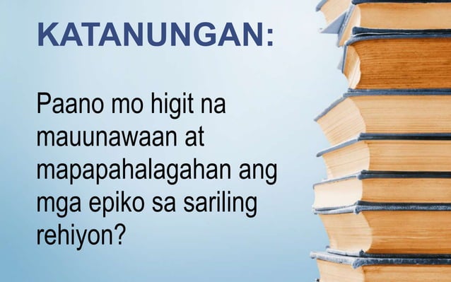Filipino 8 Epiko | PPTX