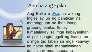 Epiko | PPTX