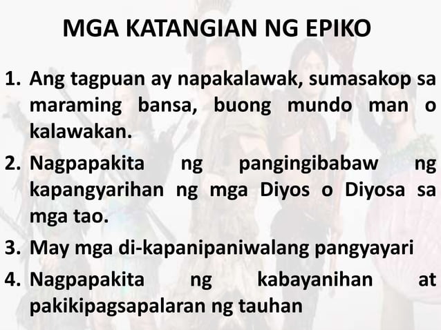 Epiko.pptx - Baitang walo Unang Markahan | PPT