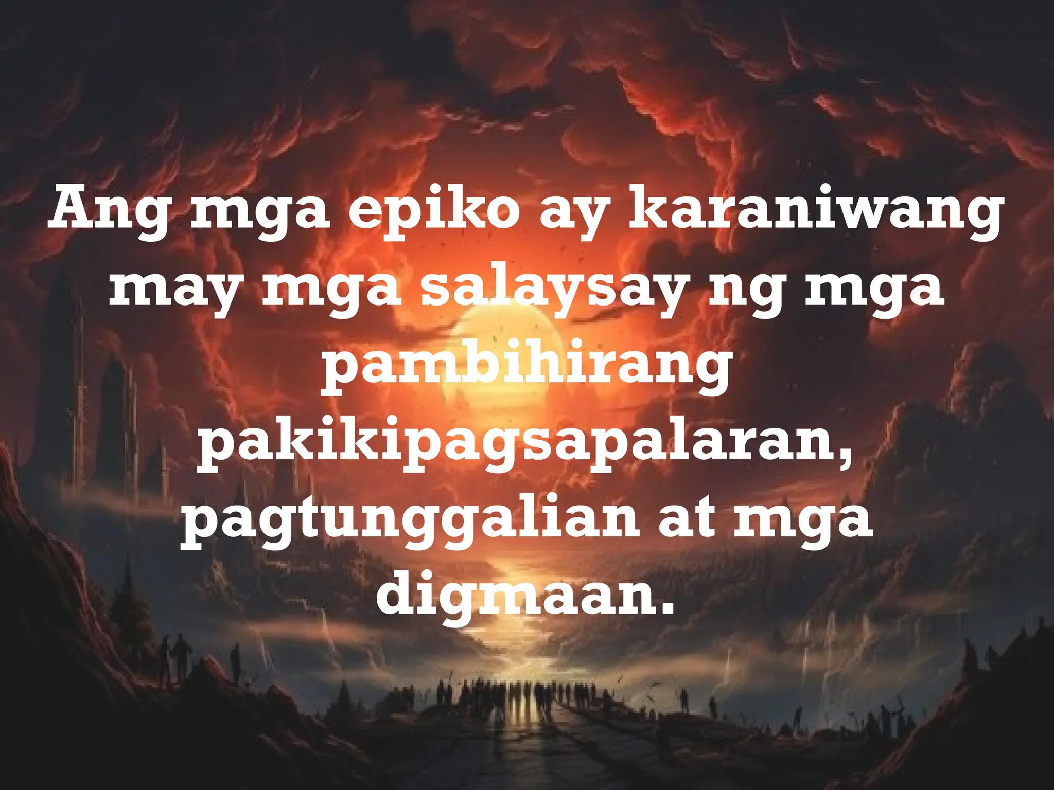 EPIKO. Kahulugan At epiko ng Biag ni Lam-ang ppt | PPTX