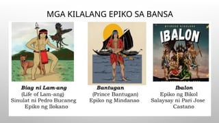 Kahulugan ng Epiko at ang mga Elemento nito | PPTX