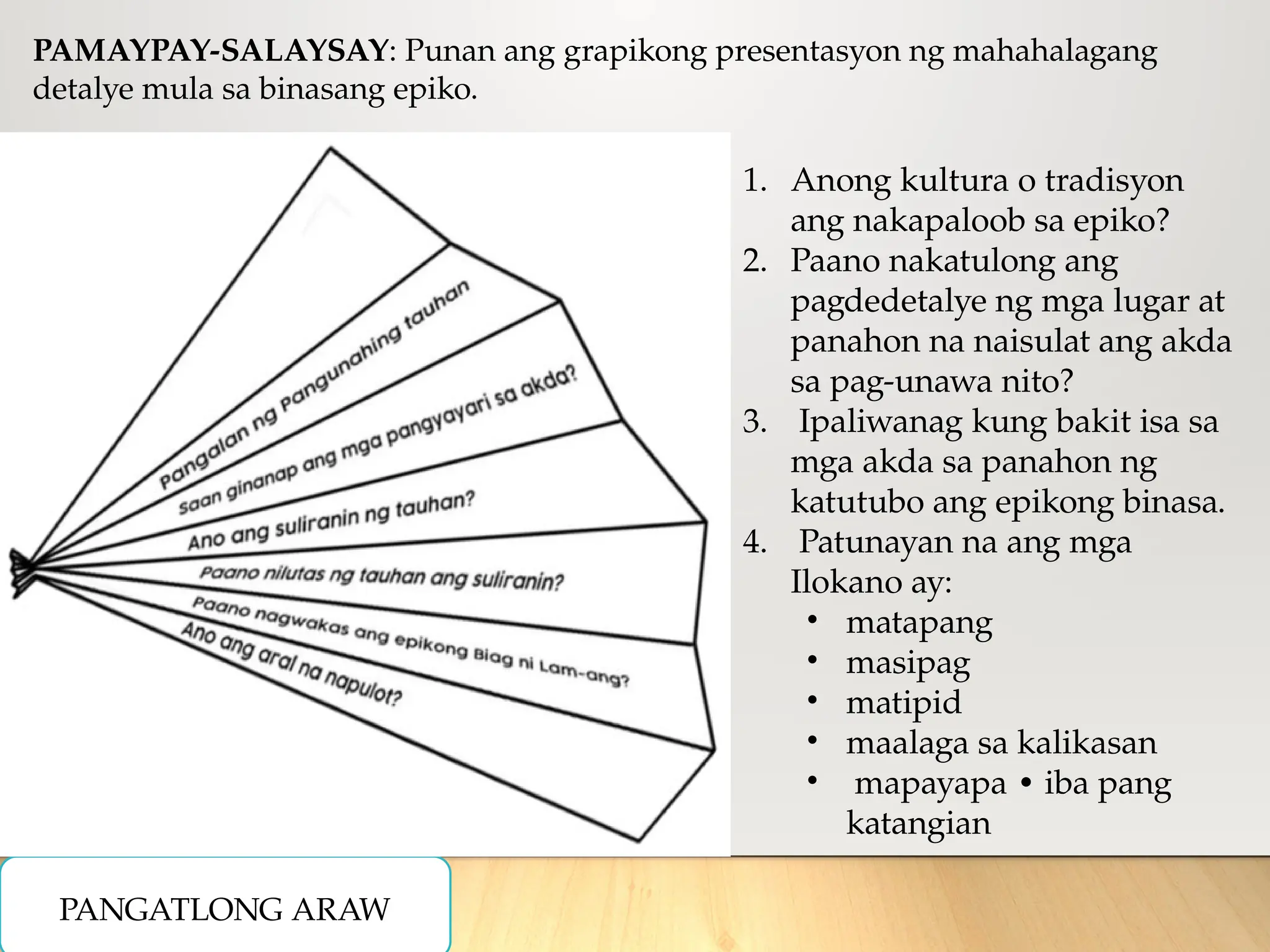 ANG TUNGKOL SA EPIKO BIAG NI LAM-ANGpptx | PPTX