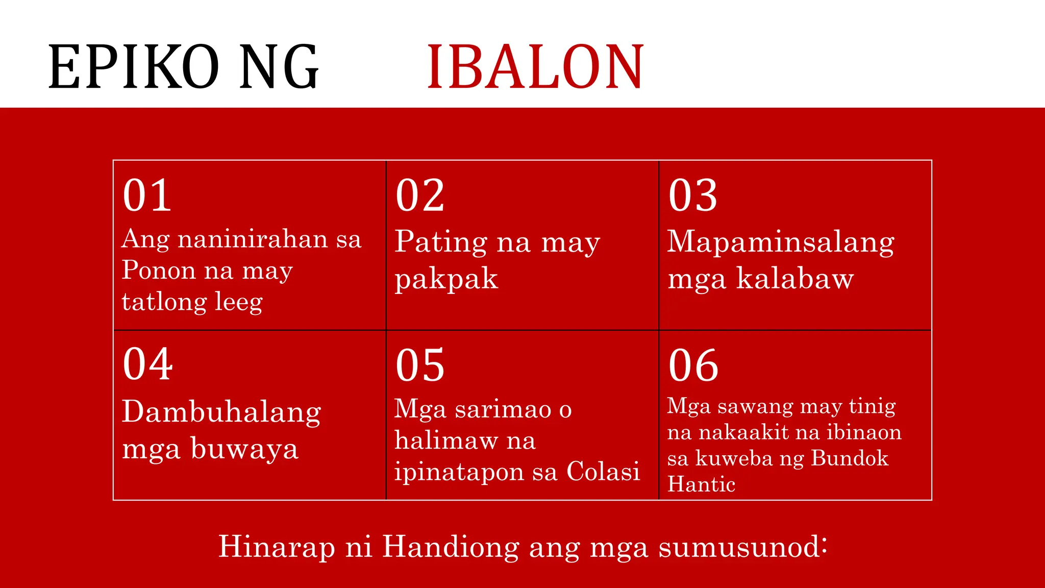Epiko-ng-Ibalon-Maikling Kwento-Filipinoptx | PPTX