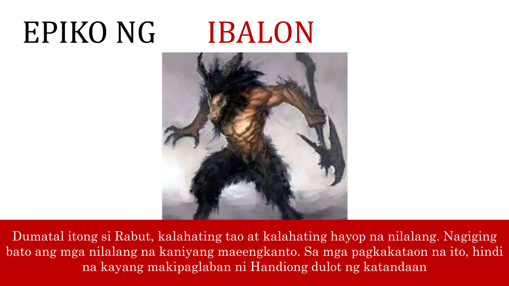 Epiko-ng-Ibalon-Maikling Kwento-Filipinoptx | PPTX