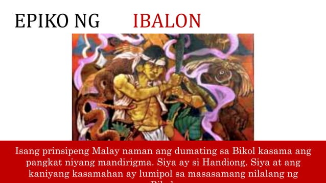 Epiko-ng-Ibalon-Maikling Kwento-Filipinoptx | PPTX