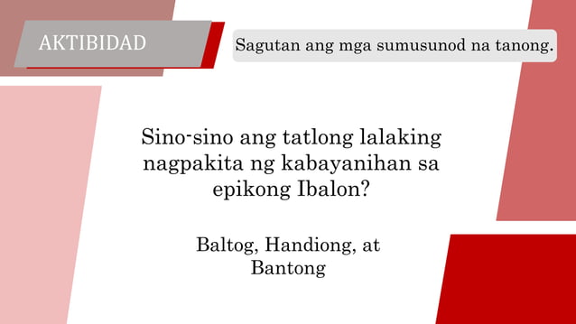 Epiko-ng-Ibalon-Maikling Kwento-Filipinoptx | PPTX
