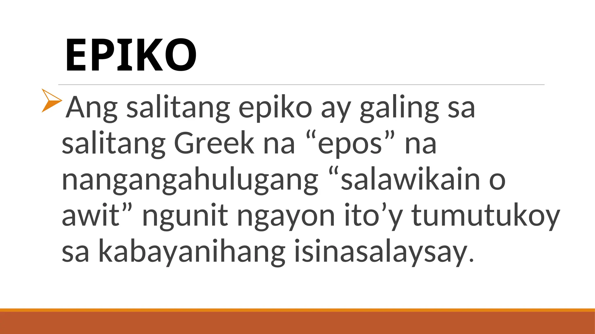 EPIKO AT ELEMENTO NITO...............ppt