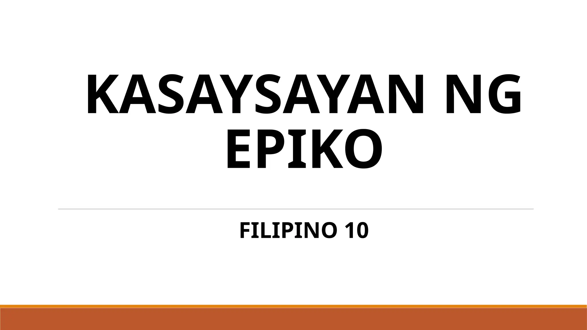 EPIKO AT ELEMENTO NITO...............ppt