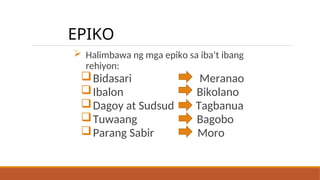 EPIKO AT ELEMENTO NITO...............ppt