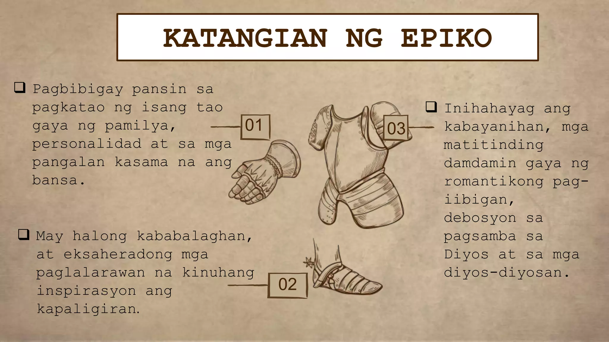 Epiko at Ilang Halimbawa Nitong Tanyag sa Buong Mundo.pptx