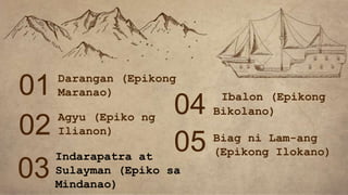 Epiko at Ilang Halimbawa Nitong Tanyag sa Buong Mundo.pptx