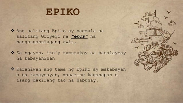 Epiko at Ilang Halimbawa Nitong Tanyag sa Buong Mundo.pptx