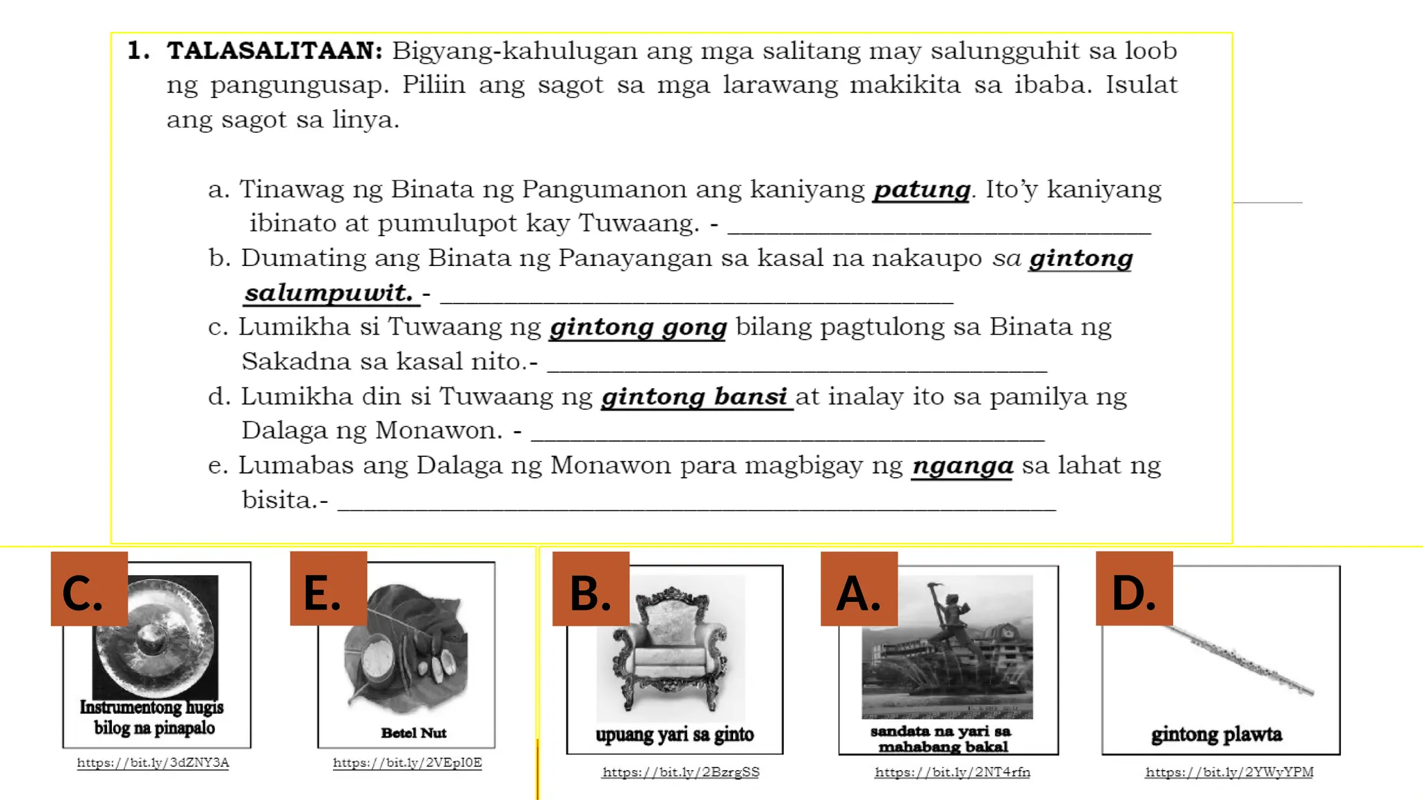 Si Tuwaang at ang Dalaga ng Buhong na LangitEpiko ng Bagobo.pptx