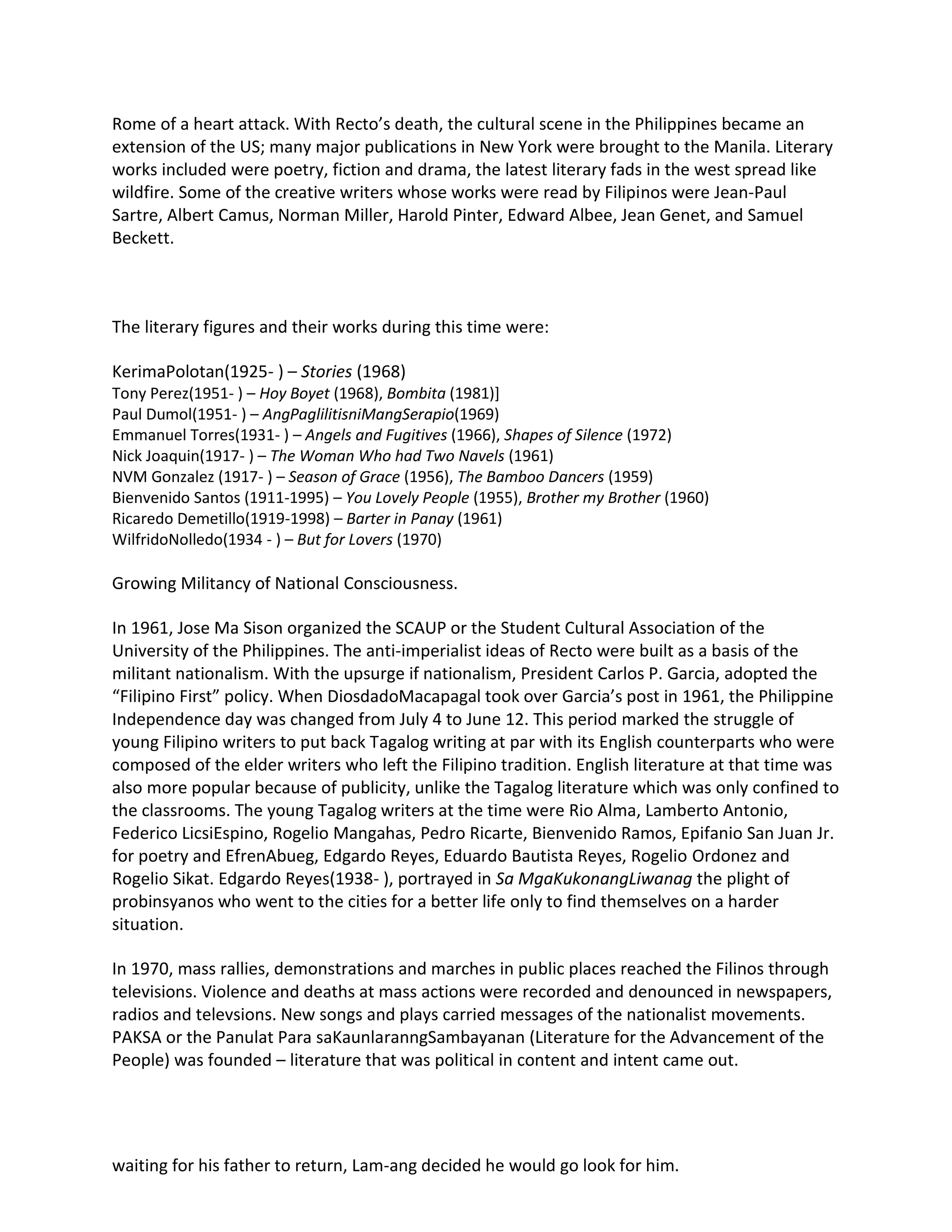 Epiko ng biag ni lam ang | DOCX