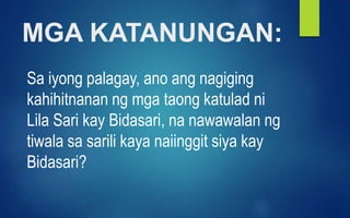 Filipino 8 Epiko ni Bidasari | PPTX