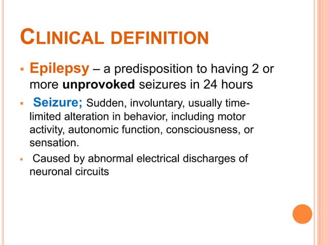 Epilepsy | PPT