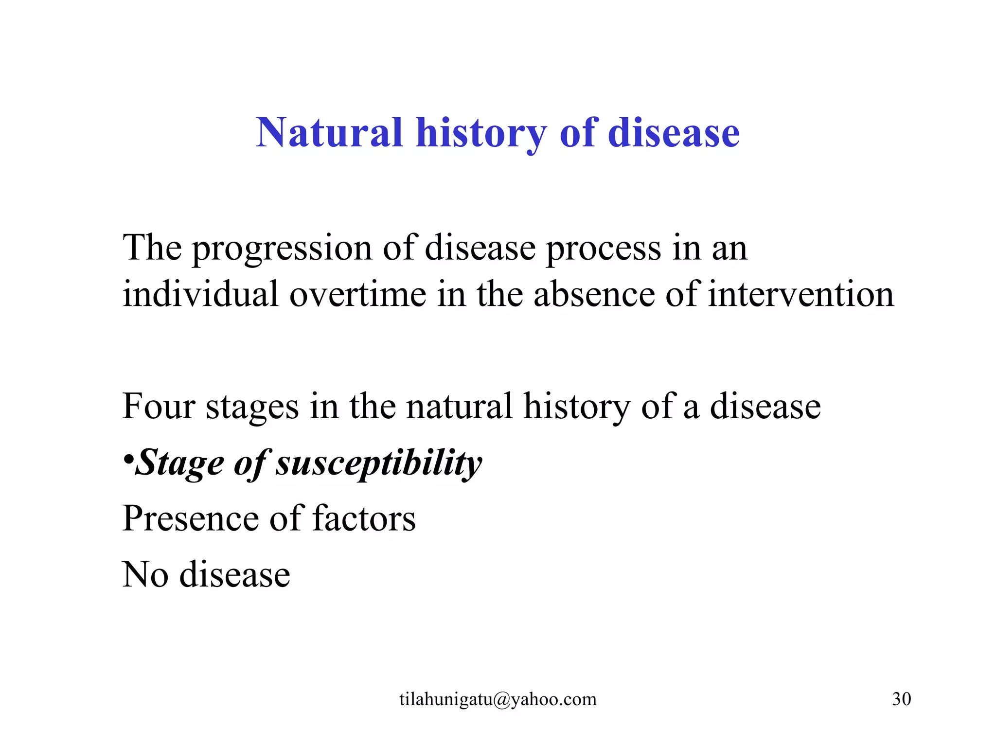 Epidemiology notes | PPT