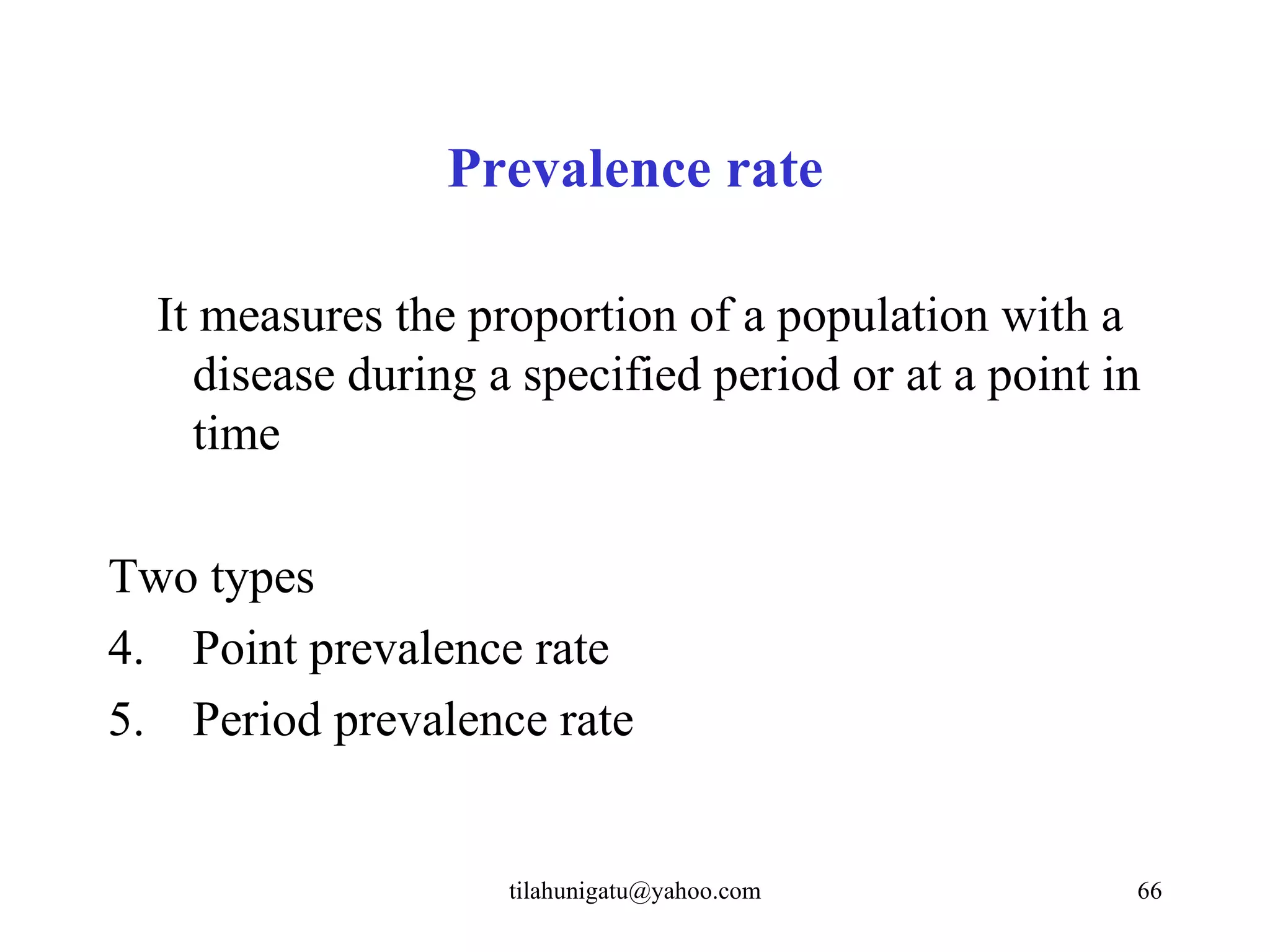 Epidemiology notes | PPT