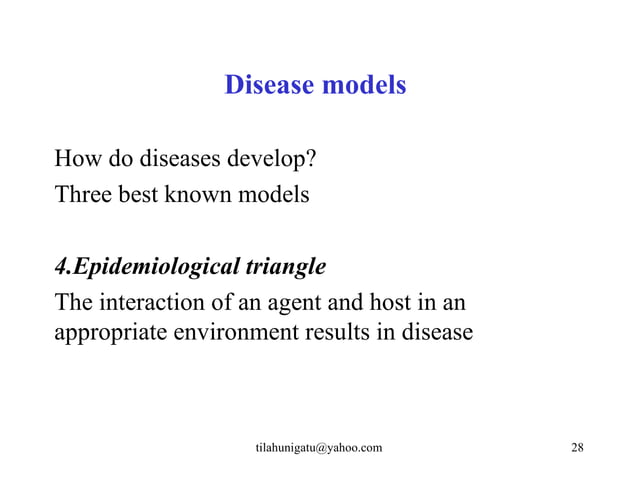 Epidemiology notes | PPT