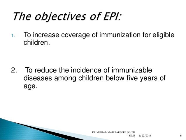 Expanded program on immunization ppt - unicfirstinnovative